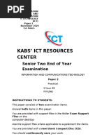 UCE ICT Paper 2 Practical 2024 | PDF | Computer File | Computing