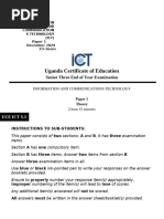 UCE ICT Paper 2 Practical 2024 | PDF | Computer File | Computing