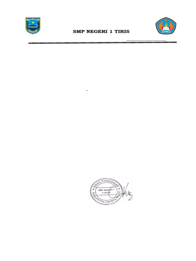 Tim Penyusun Laporan EDS SMP 1 Tiris | PDF