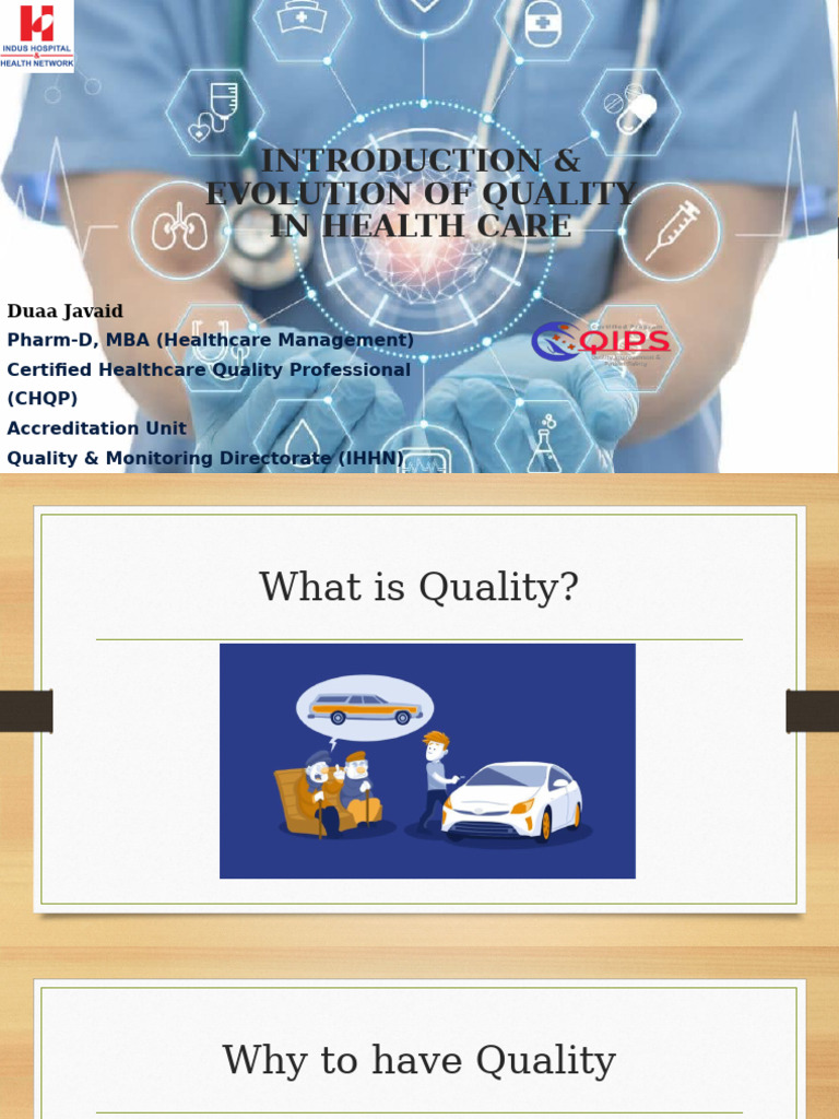 Introduction Evolution of Quality Management | PDF | Health Care ...