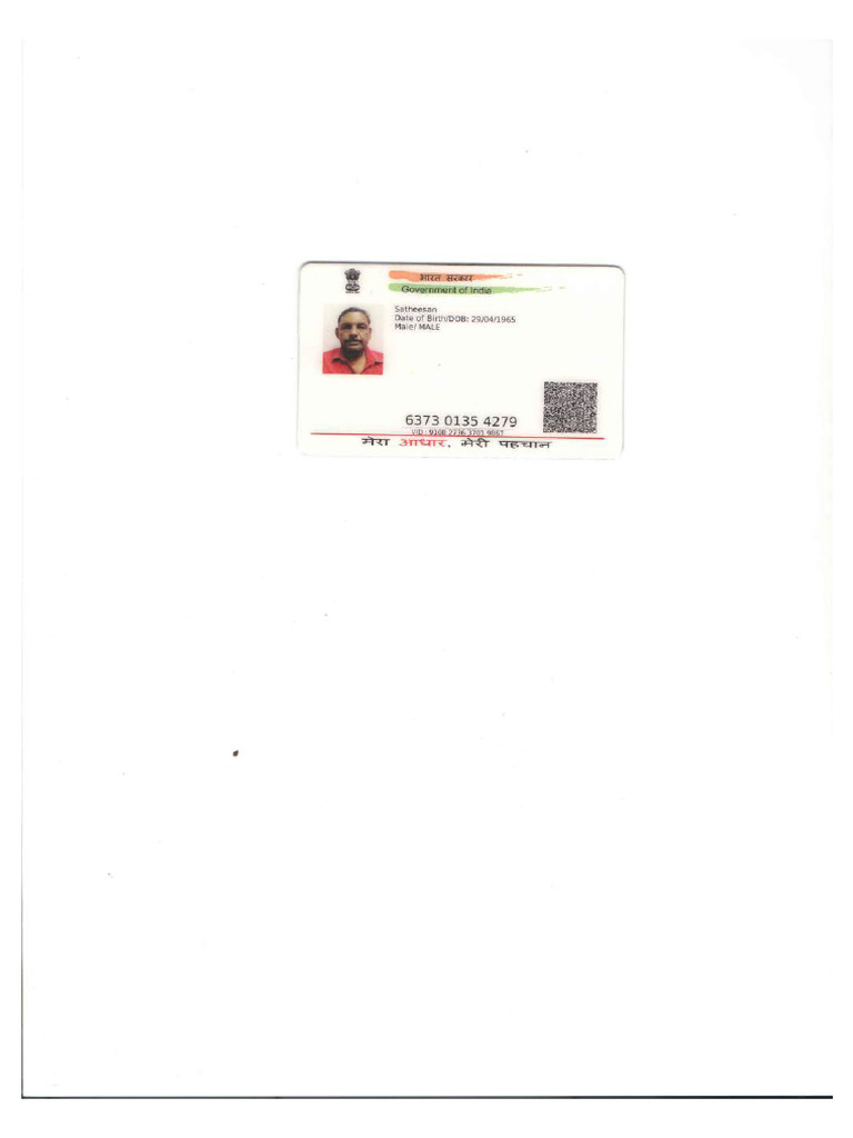 Aadhar Satish Compressed | PDF
