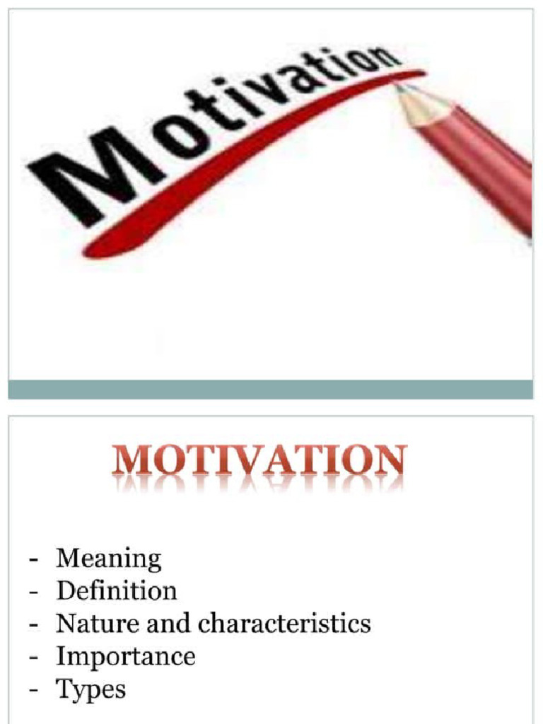 MOTIVATION | PDF