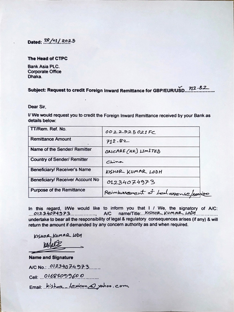 Declaration & Form-C | PDF