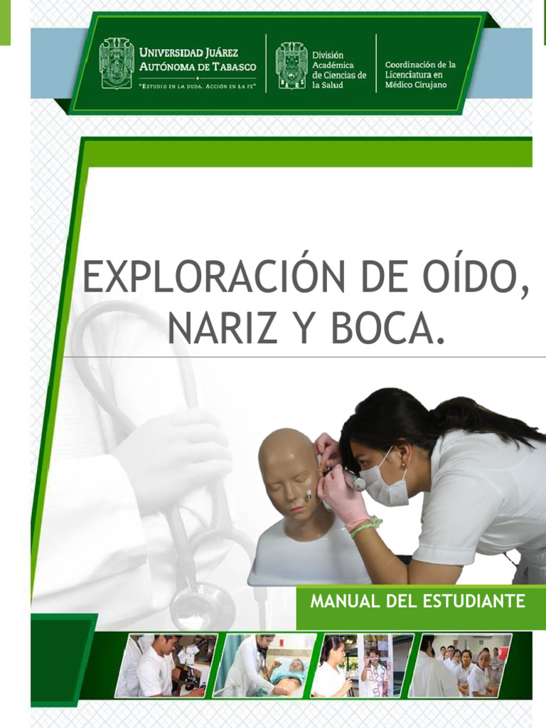 Manual de Exploración ORL Clínica | PDF | Nariz humana | Escuchando
