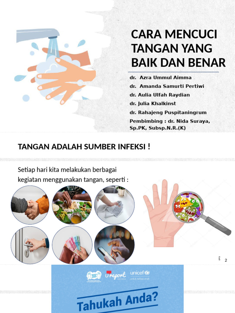 Cara Mencuci Tangan 14JAN25 | PDF