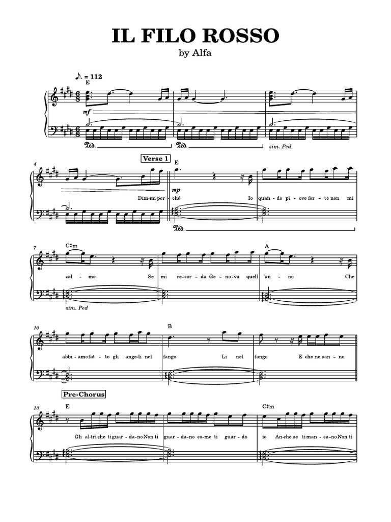 By Alfa - Il Filo Rosso | PDF