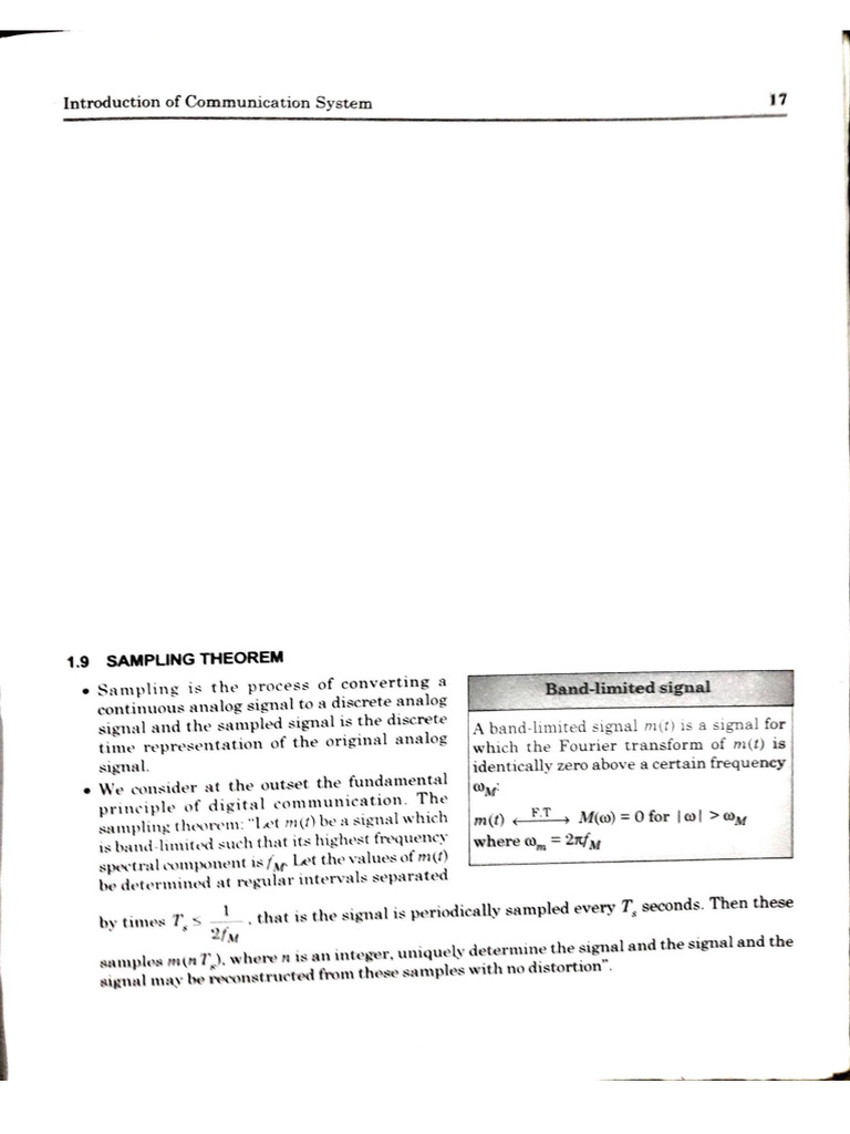 Sampling theorem | PDF