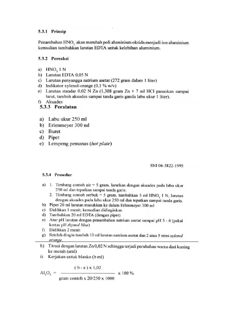 PAC SNI | PDF