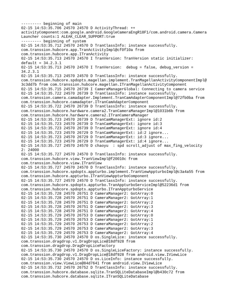 Log Cat 1739606015678 | PDF | Java (Programming Language) | Operating System Technology