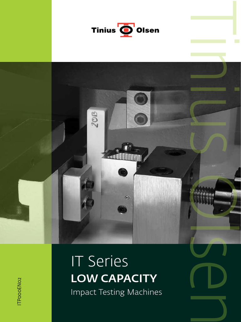 Tinius Olsen IT503/IT504 Impact Testers | PDF | Pendulum | Mechanical ...