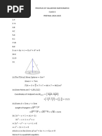 CSEC Maths - Paper 2 - June 2024 - Solutions | PDF | Circle | Slope