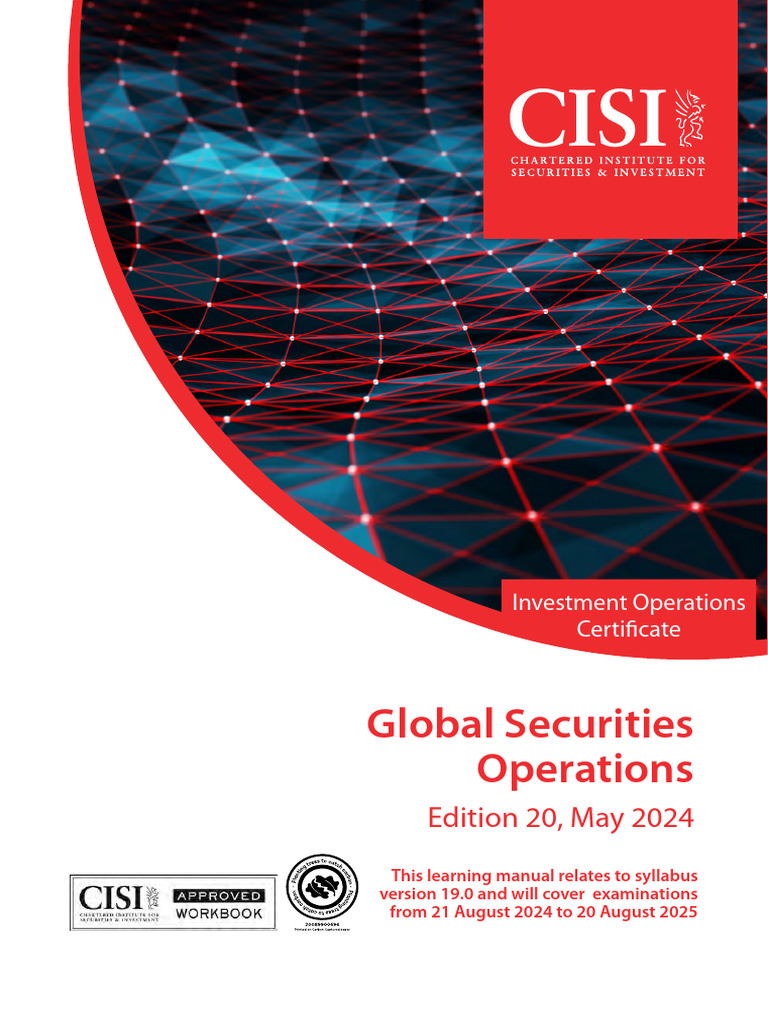 Global Securities Operations Workbook | PDF | Bonds (Finance ...