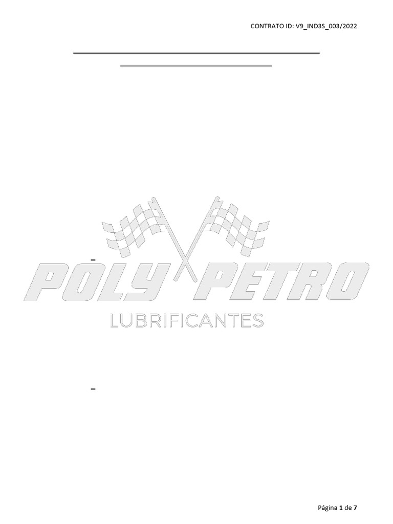 Contrato - de - Industrializacao - Petrocar - e - Poly Petro | PDF