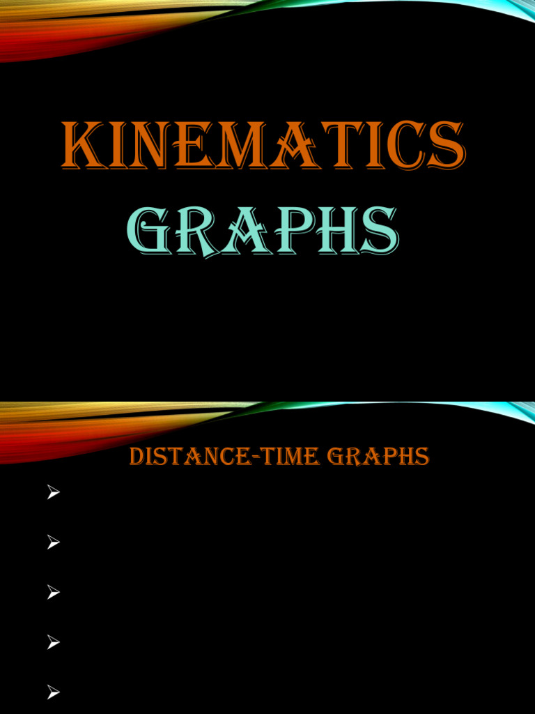 Understanding Kinematics Graphs | PDF | Acceleration | Velocity