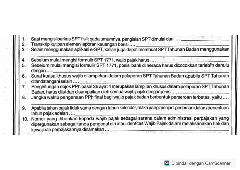 Tugas 2 SPT PPH Badan | PDF