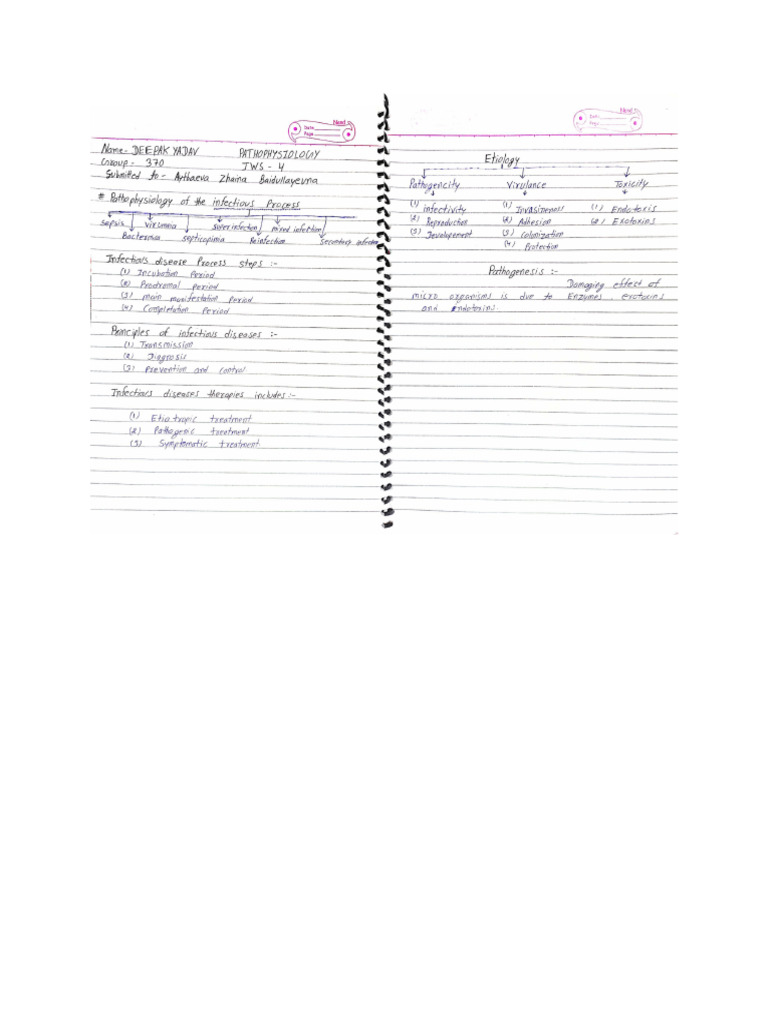 Pathophysiology Iws 4 Dk | PDF