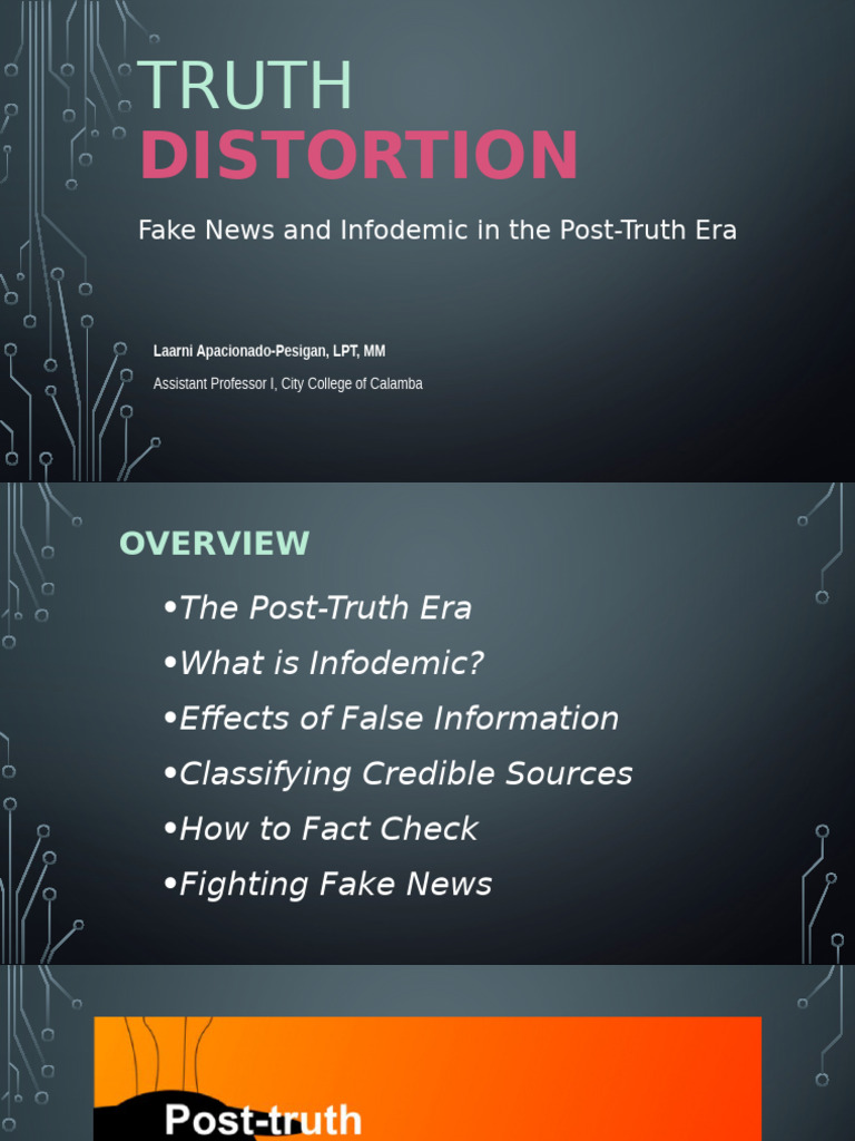 Midterm 1B - Truth Distortion - PesiganL - Final | PDF | Communication ...