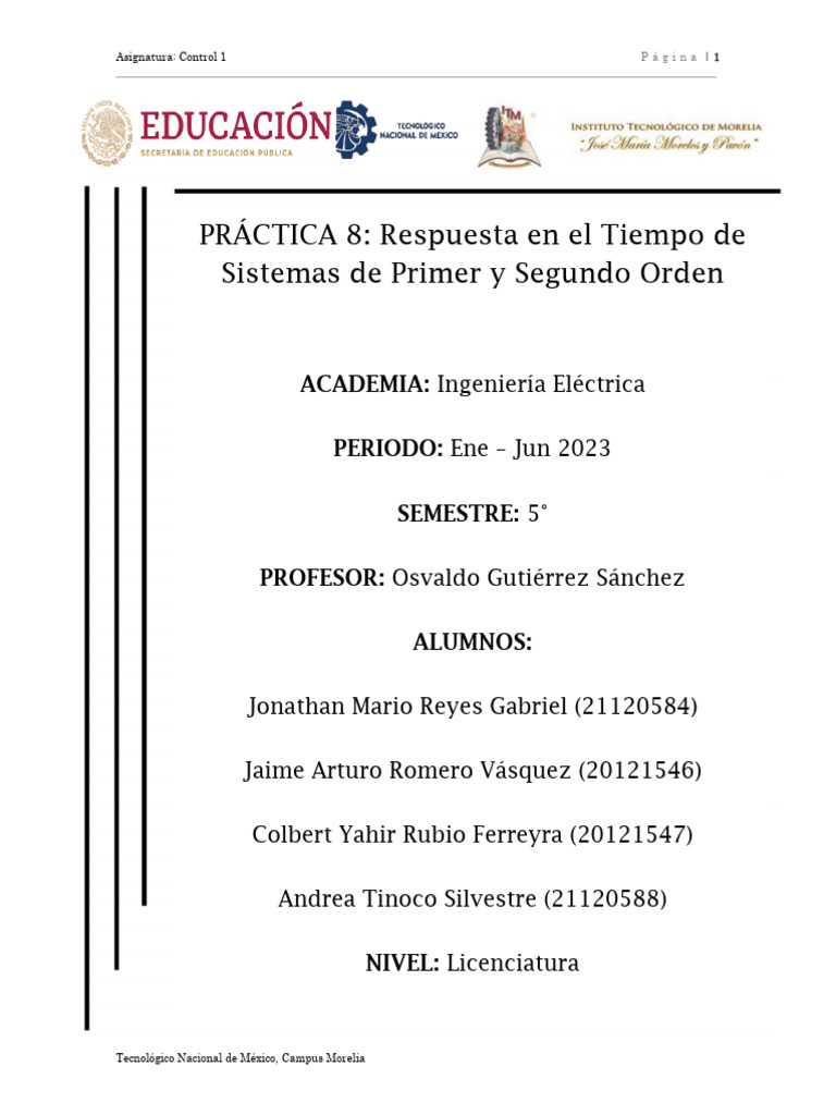 Reporte P8 | PDF
