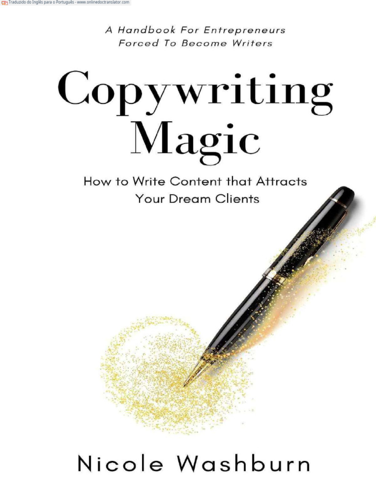 Copywriting Magic_ How to Write - Nicole Washburn - traduzido | PDF ...