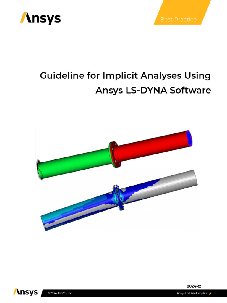 Ansys LS-DYNA Implicit Guideline 2024R2 | PDF | Buckling | Deformation (Engineering)