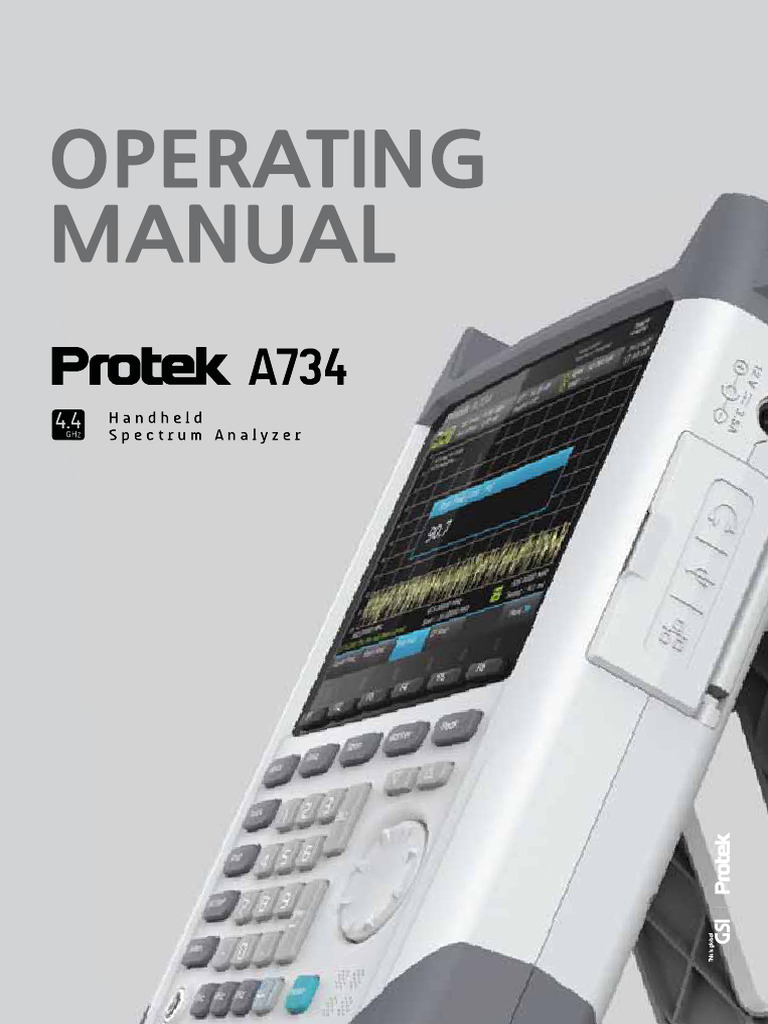 [A734] Operating Manual_small | PDF