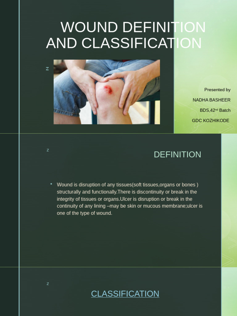 WOUNDS | PDF | Wound | Clinical Medicine
