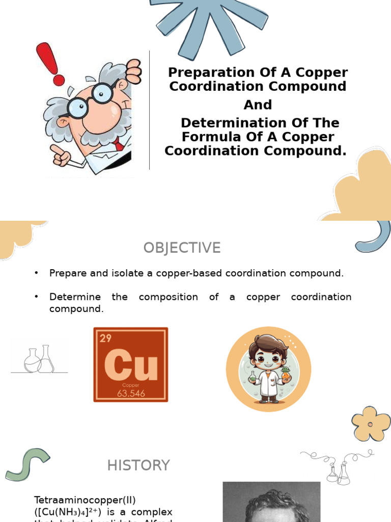 Copper Coordination Compound Preparation | PDF | Coordination Complex ...
