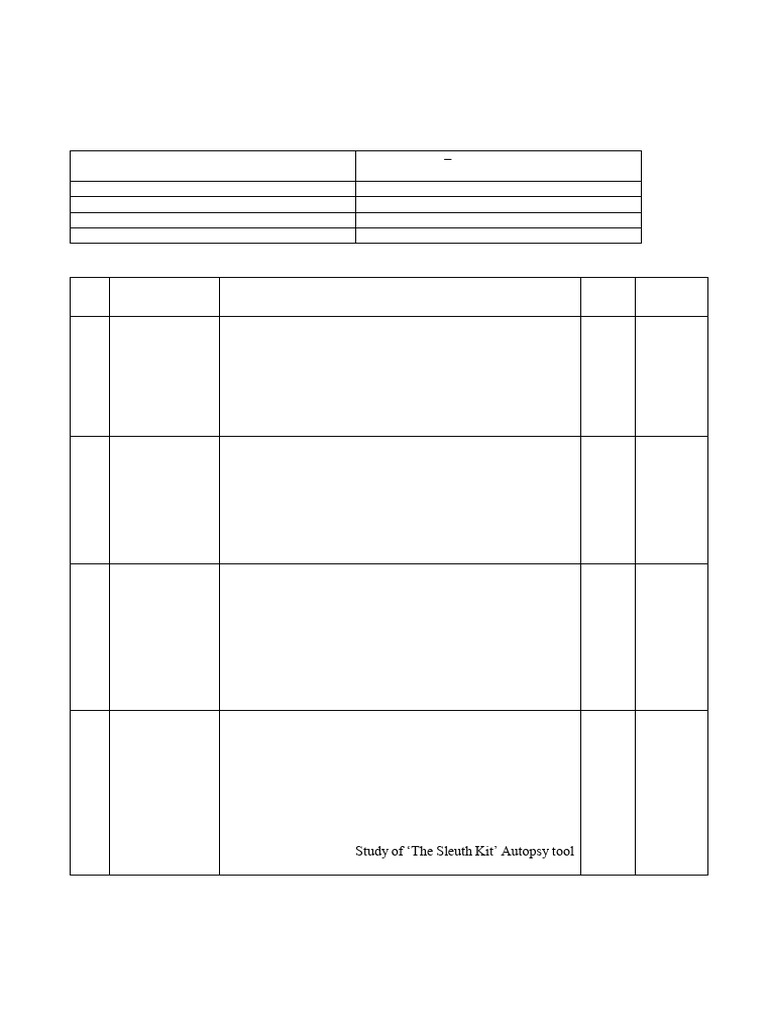 Digital Forensics Course Lesson Plan | PDF | Computer Forensics ...