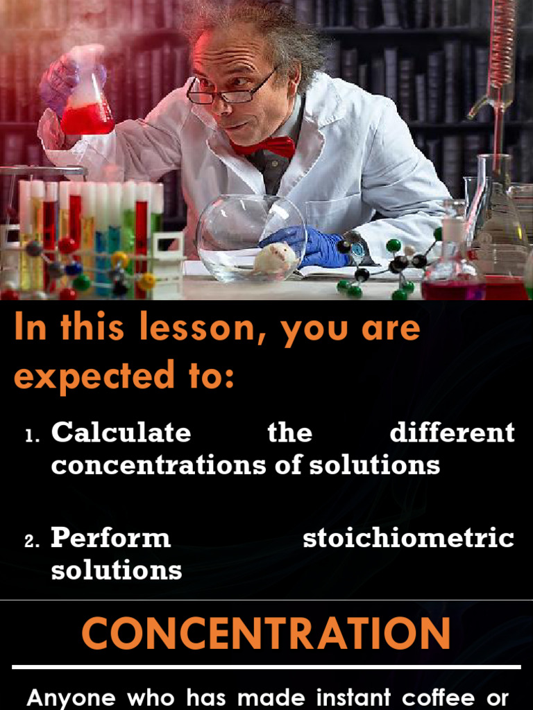 Concentration and Stoichiometry Basics | PDF | Stoichiometry | Chloride