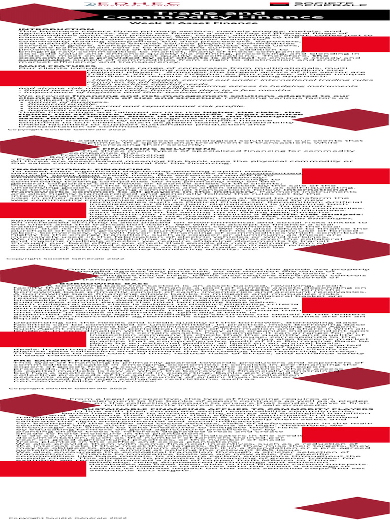 Week-2-Trade-And Commodity | PDF | Debt | Loans