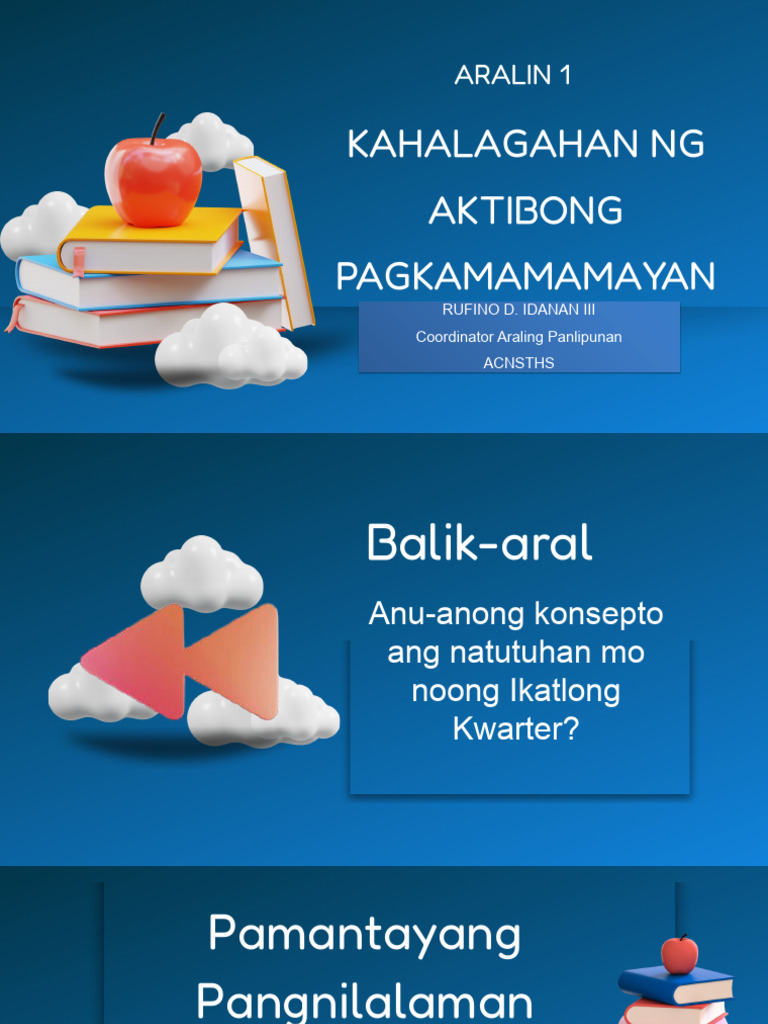 Week 1 4th AP 10 | PDF