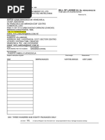 Congen Bil | PDF | Bill Of Lading | Cargo