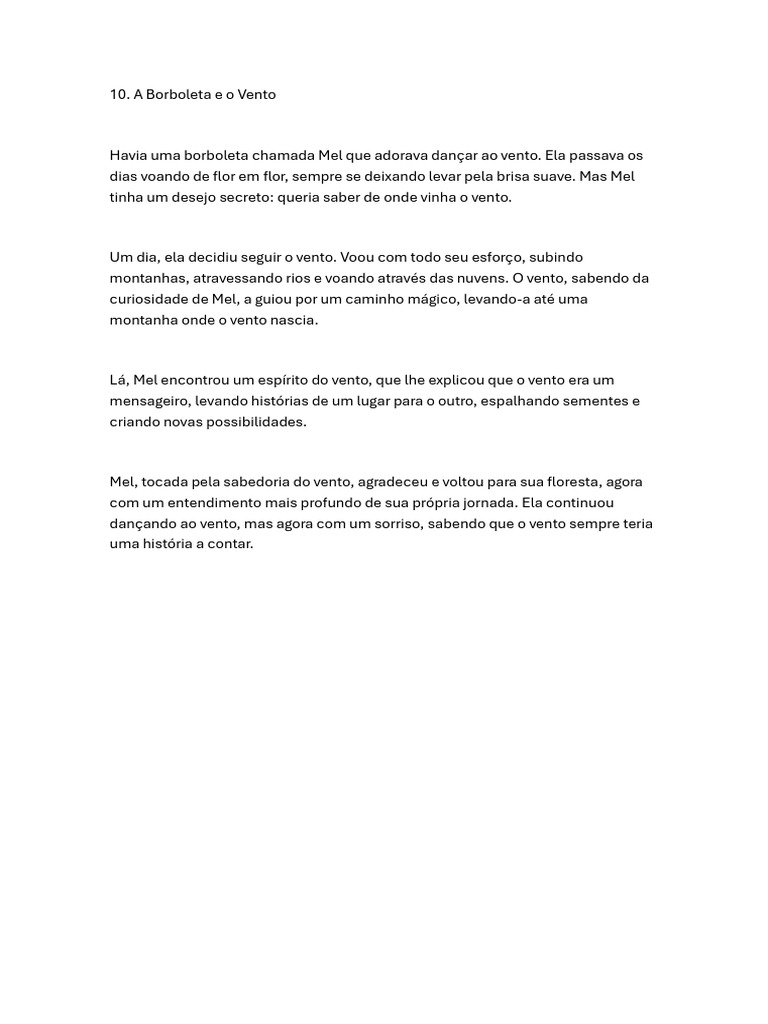 A Jornada de Mel ao Vento | PDF