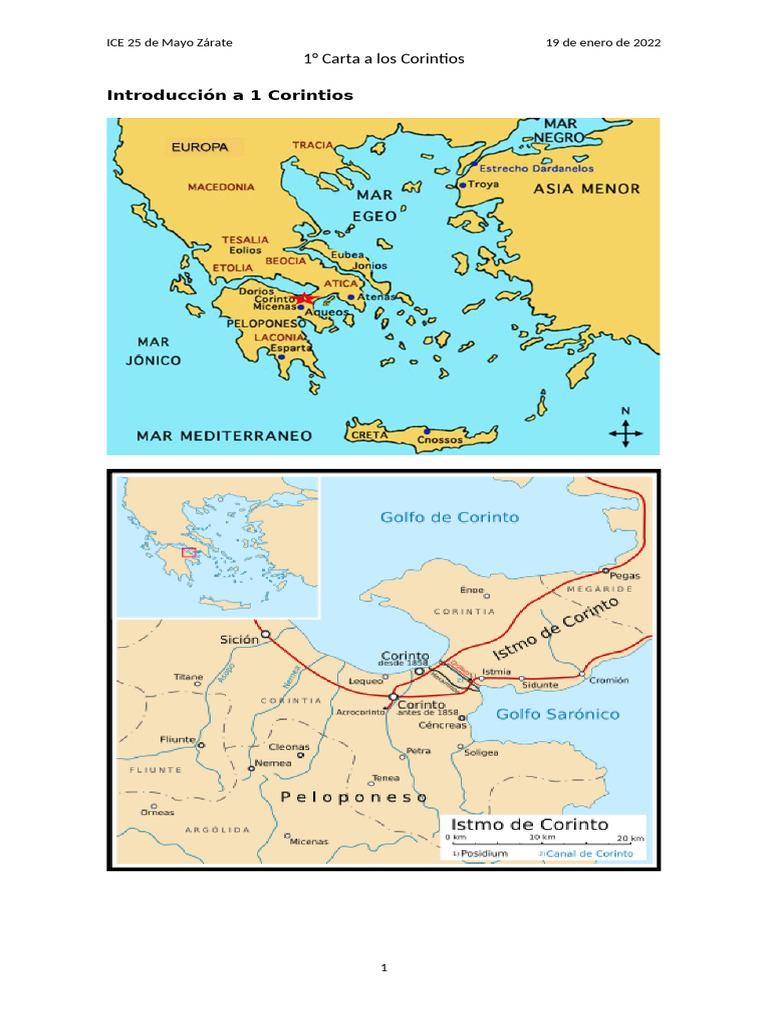 1 Corintios 1 Del 1 Al 9 | PDF | Pablo el apóstol | Primera epístola a los corintios