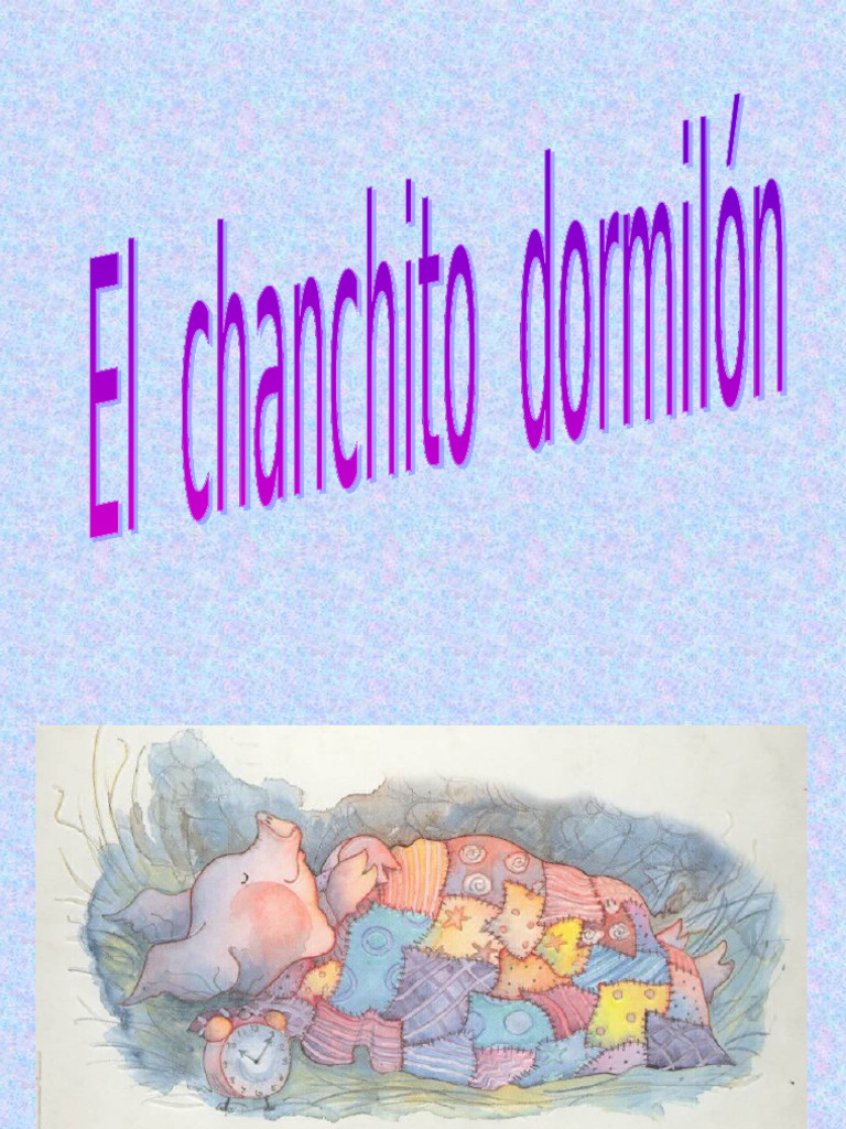 El Chanchito Dormilón | PDF