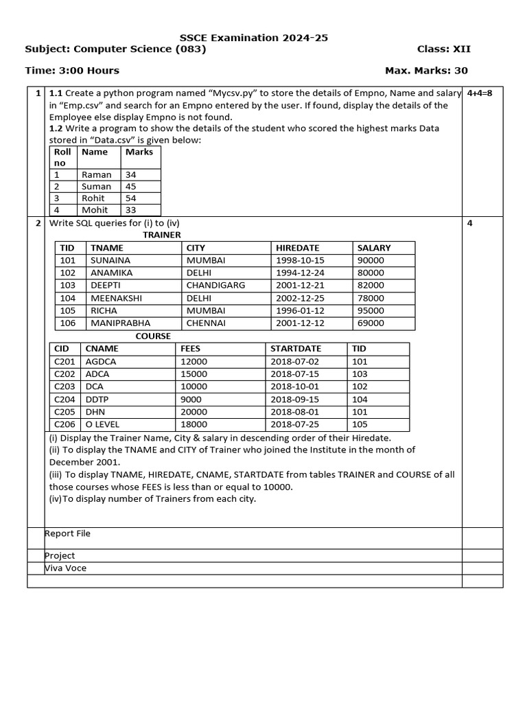 CS Practical Exam 2024-25 | PDF | Information Technology Management | Information Retrieval