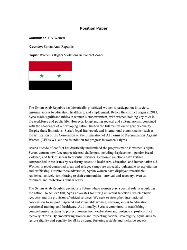 Position Paper | PDF