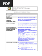 Modelo - Planejamento Semestral - 2025 | PDF | Aprendizado | Pedagogia