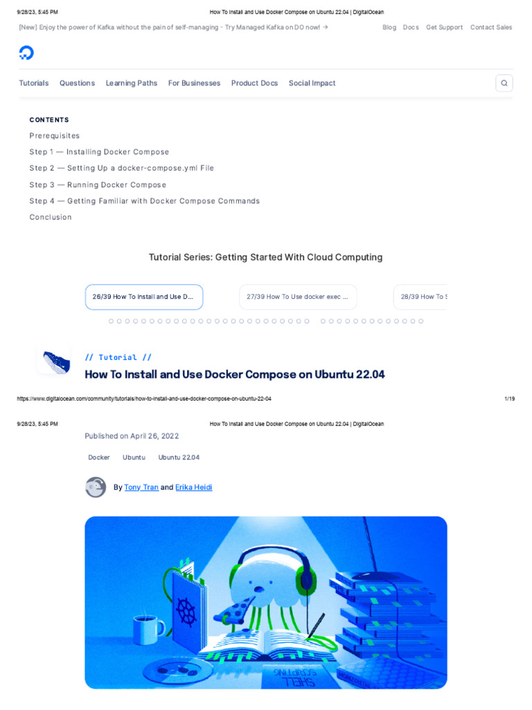How To Install and Use Docker Compose On Ubuntu 22.04 - DigitalOcean | PDF | Directory ...