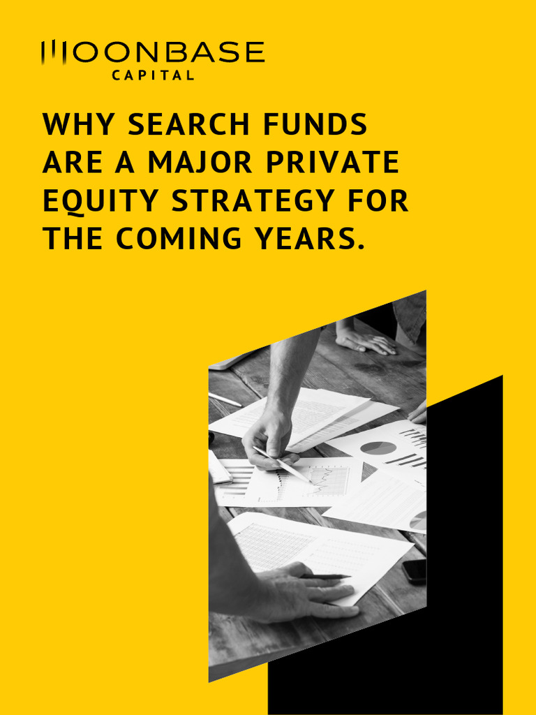 Search Funds: Emerging Private Equity Strategy | PDF | Corporate ...
