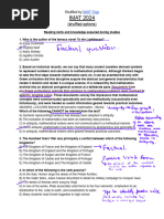 2024 IMAT Answer Key | PDF