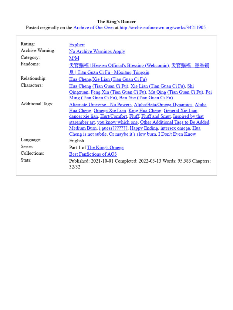 The Kings Dancer | PDF