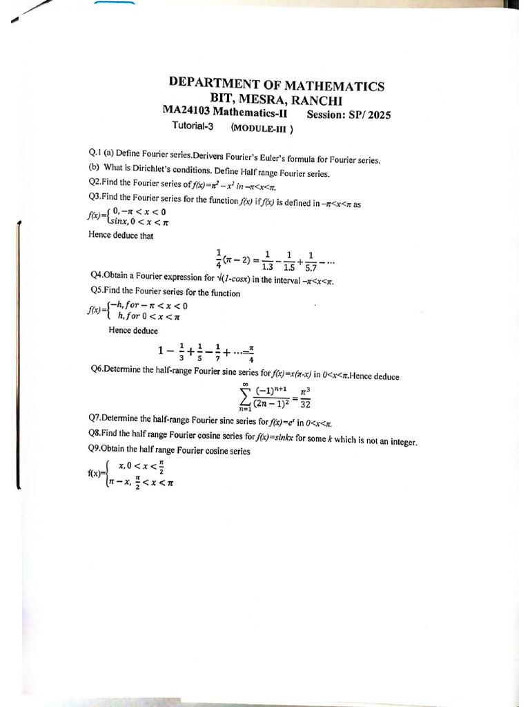 Math tutorial3. | PDF
