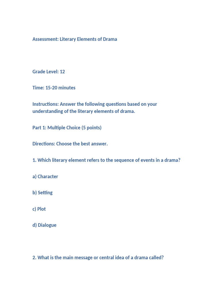 Lesson Plan Introduction To Dramahhh | PDF | Shakespearean Tragedies