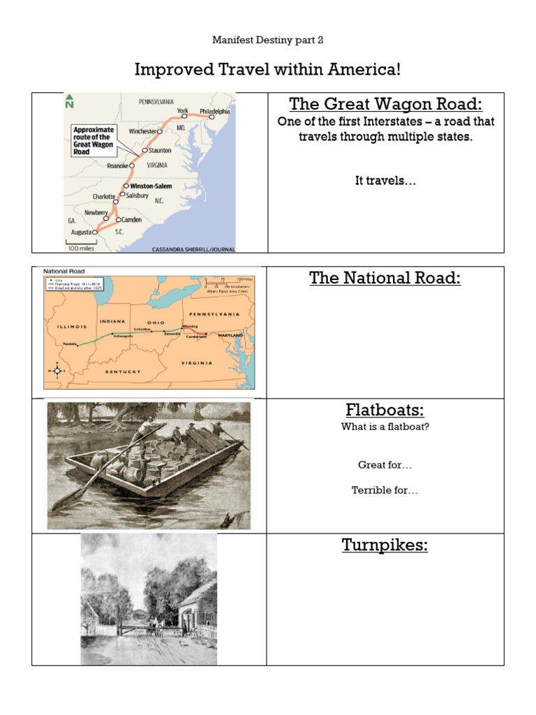Manifest Destiny Notes Part 2 | PDF | The United States | North America