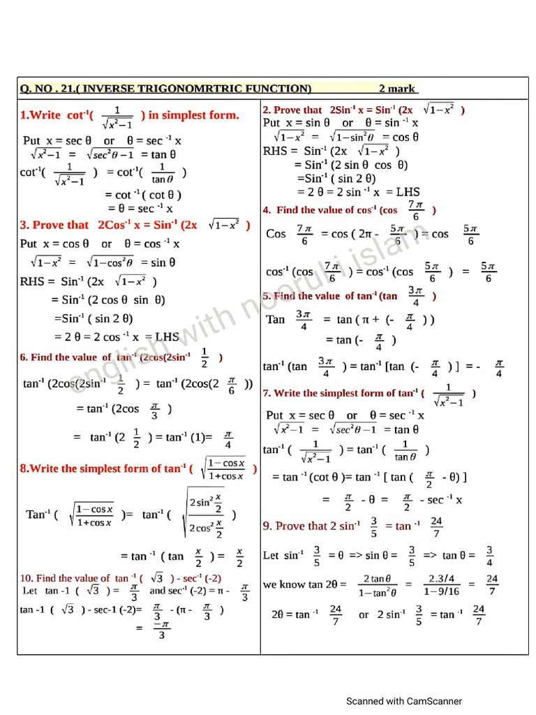 2nd_PUC_Maths_Important_Questions_with_Answers_ ??_1 | PDF