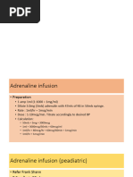 Norepinephrine Infusion Dosage Guide | PDF