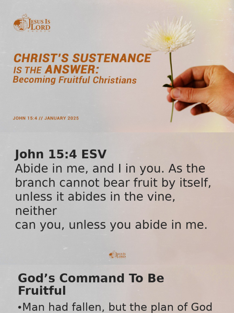 Secrets to Spiritual Fruitfulness | PDF | Theology | Religious Belief ...