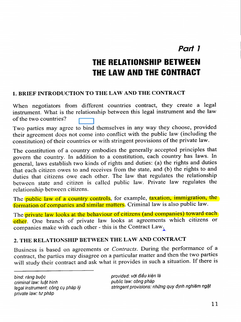 Law and Contract: Key Relationships | PDF | Lease | English Language