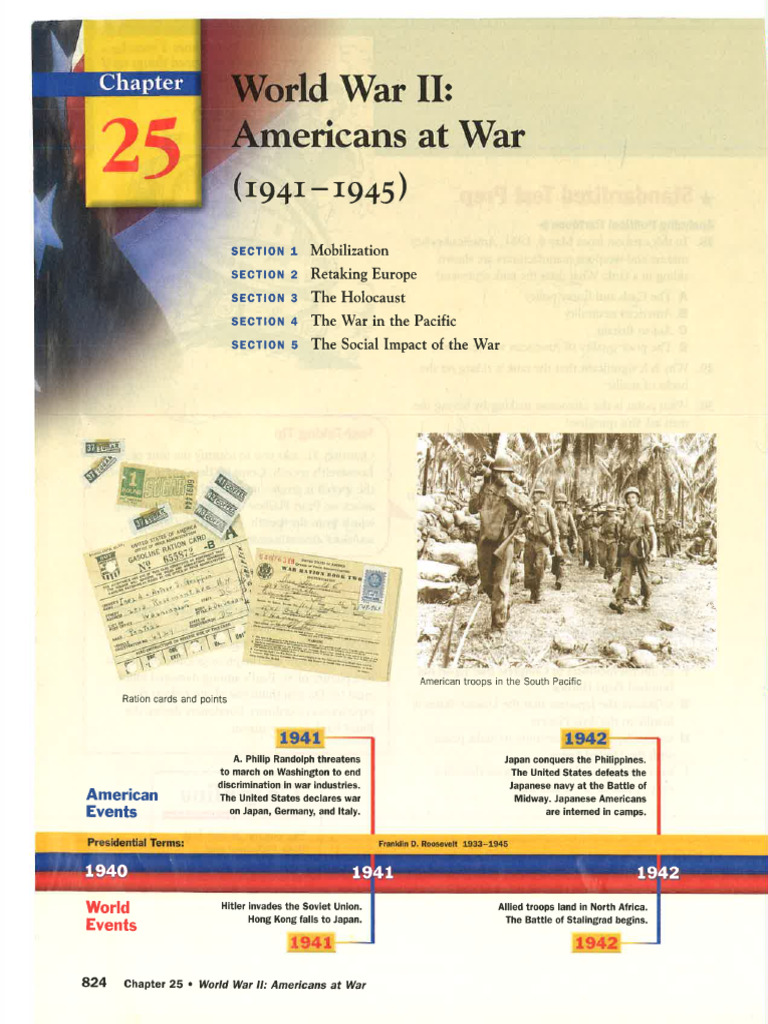 C25 WWII Americans at War 1941-1945 | PDF